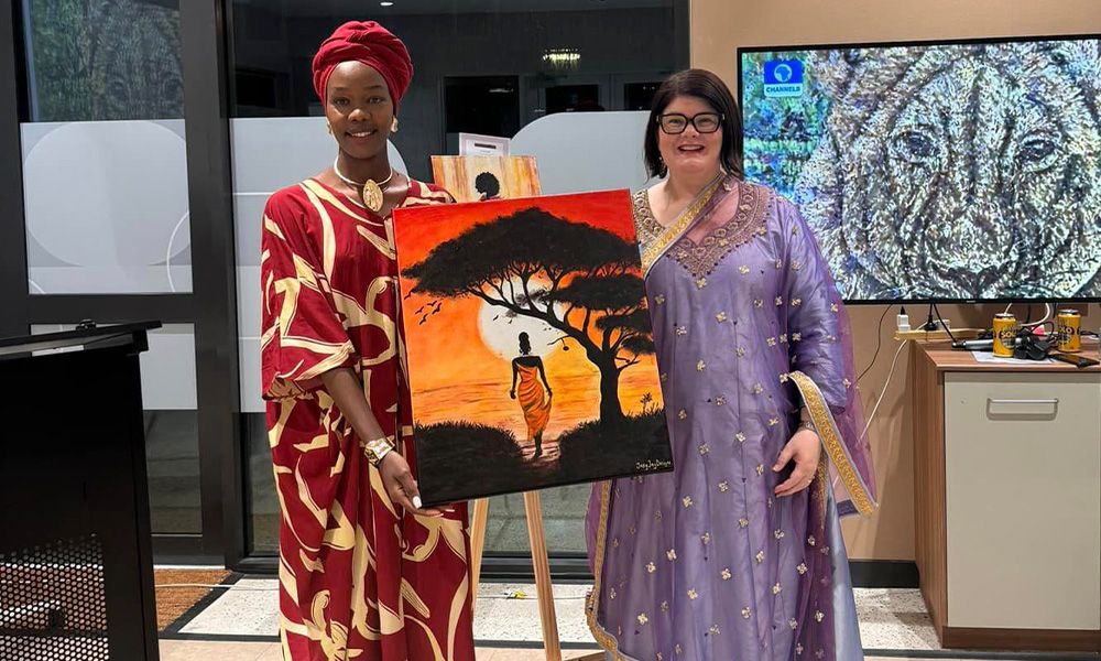 Kenyan visual artist embracing, sharing African culture through art in ...