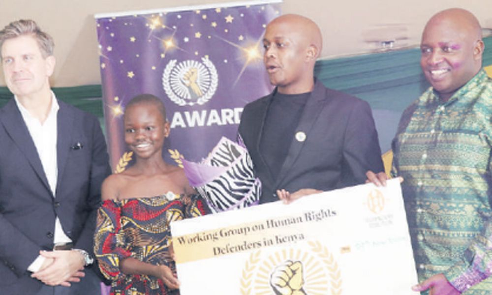 Prison officer Jackson Kuria honored for bold activism during protests