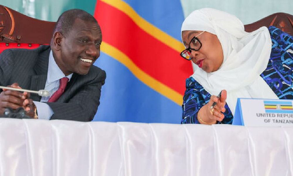 President William Ruto congratulates Samia Suluhu, urges peace after ...