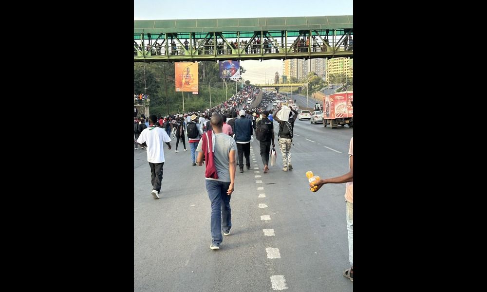 Kenyans mobilize a march to state house dubbed "the 1 million march" on ...